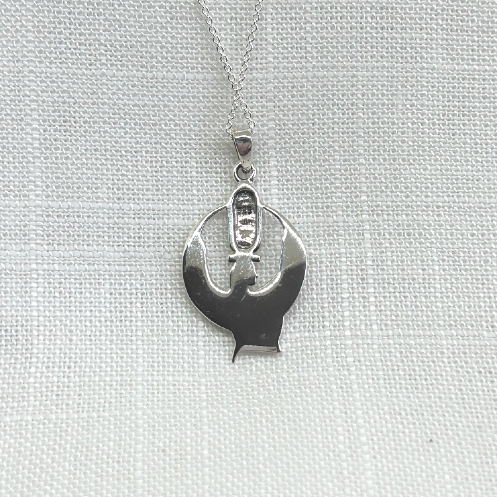 Sterling Silver Egyptian Isis Necklace – Realm of the Witch