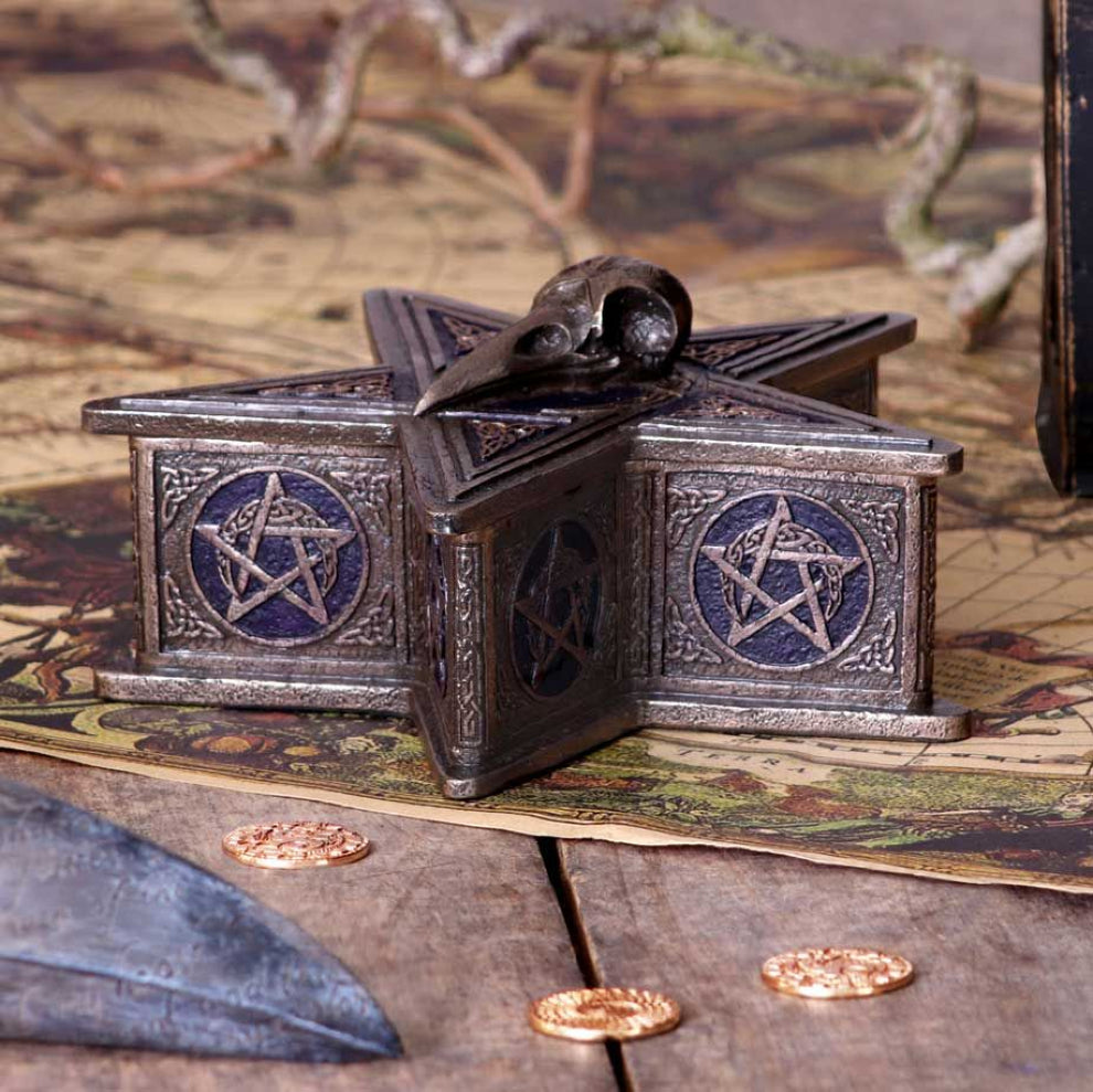 Pentagram Raven Box – Realm of the Witch