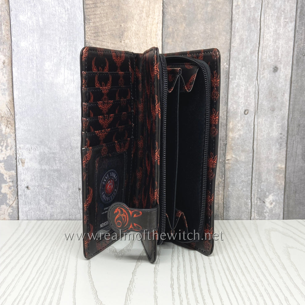 Anne Stokes Phoenix Rising Embossed Purse – Realm of the Witch